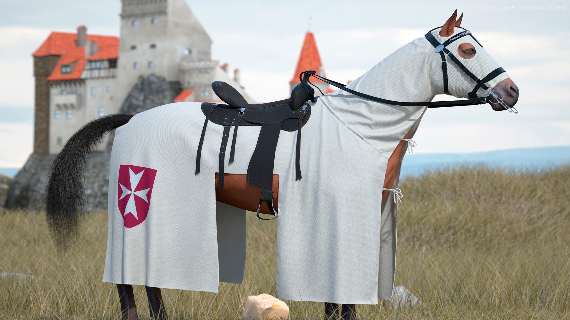 3D Crusader Horse Armor - TurboSquid 2131550