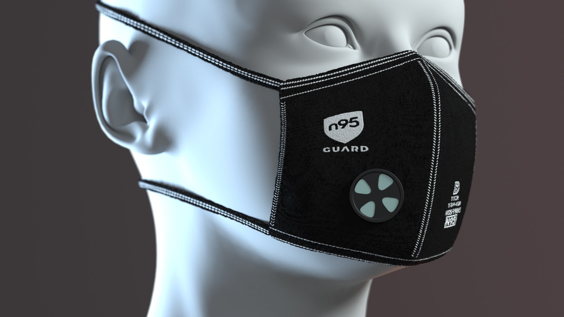 3D reusable cloth mask filter model - TurboSquid 1543764