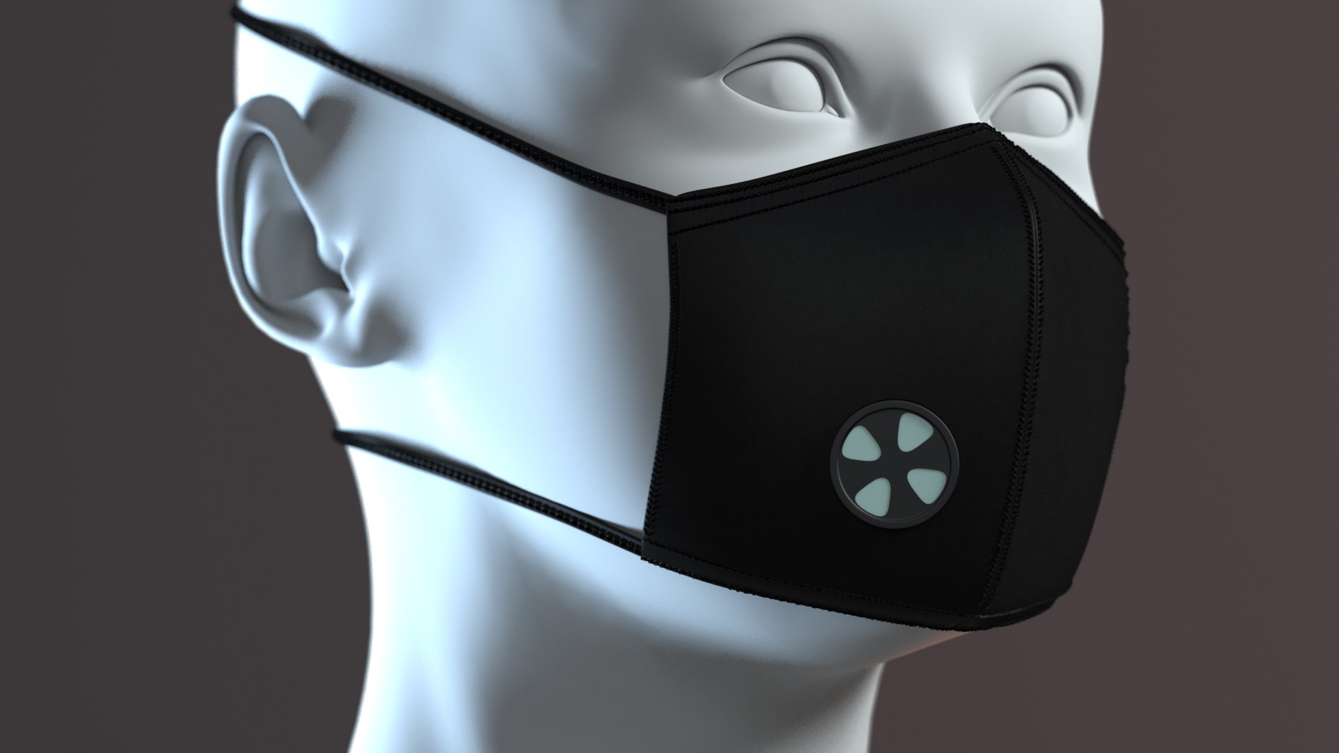 3D reusable cloth mask filter model - TurboSquid 1543764