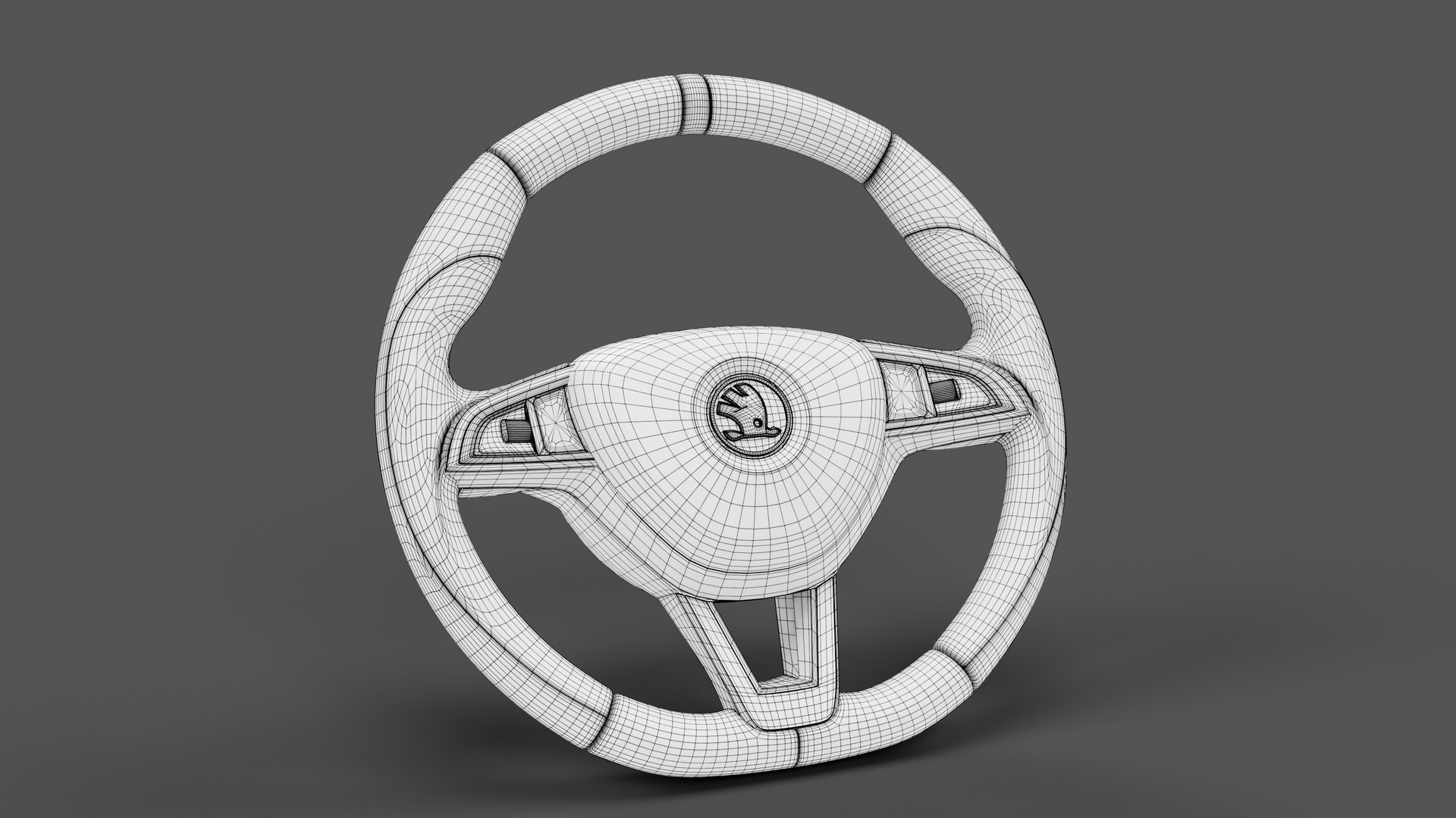 Lamon Green Cover Steering Wheel 3D Model - TurboSquid 2191014