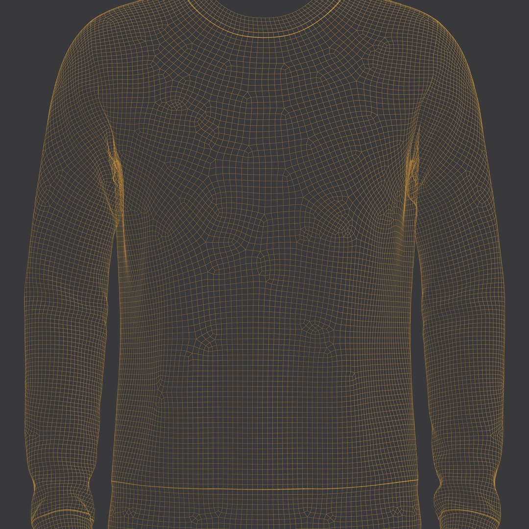 Mens Sweatshirt 3D Model 3D Model - TurboSquid 2236393