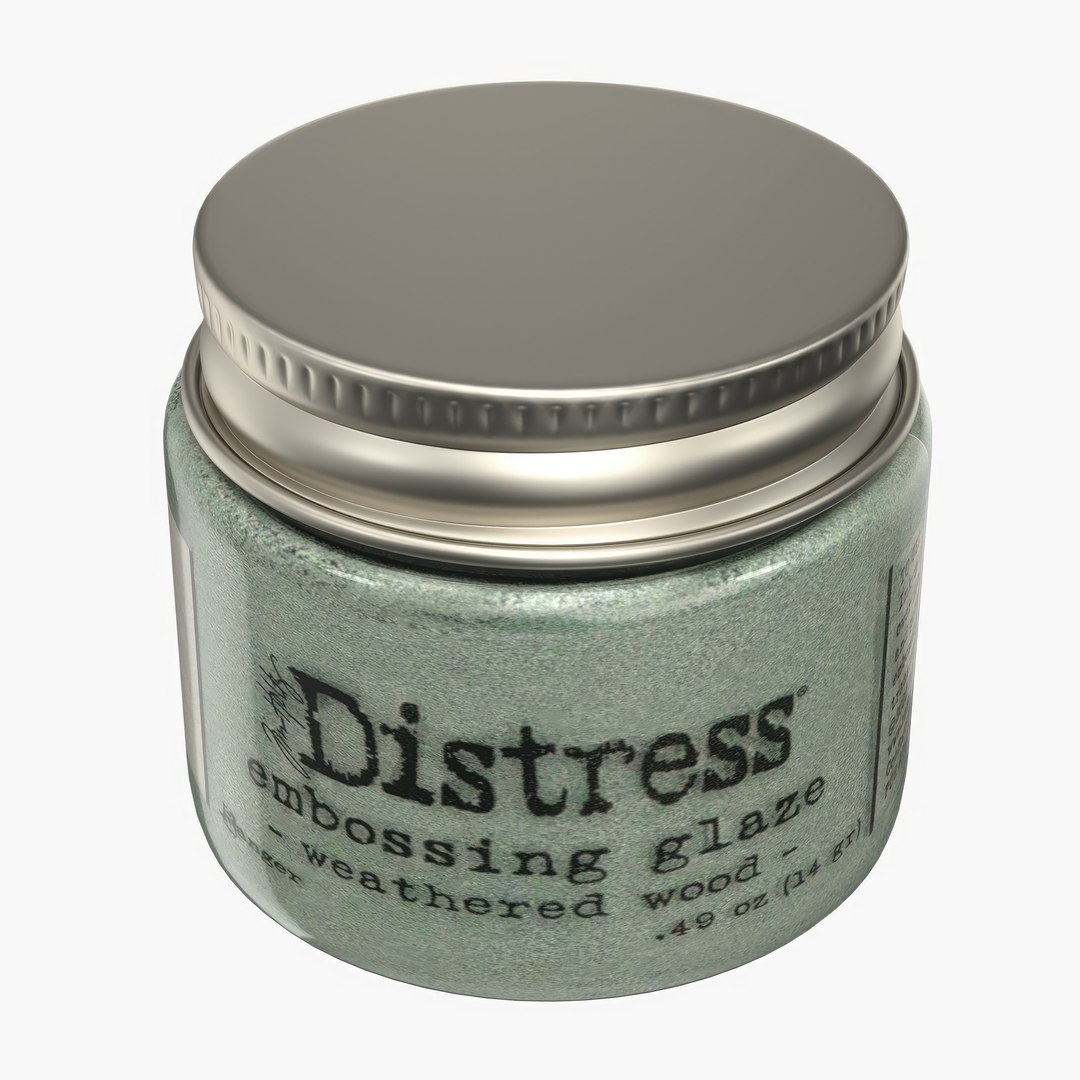 Tim Holtz Ranger EMBOSSING GLAZE WEATHRD WD Weathered Wood 3D model ...