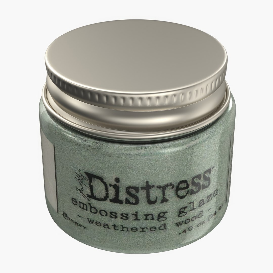 Tim Holtz Ranger EMBOSSING GLAZE WEATHRD WD Weathered Wood 3D model ...