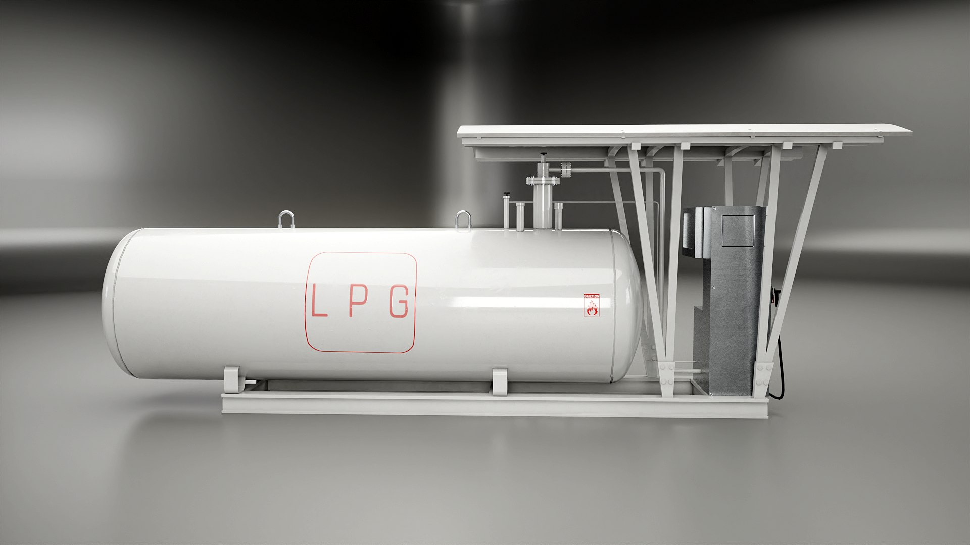 LPG Station And Tank 3D Model - TurboSquid 2173756