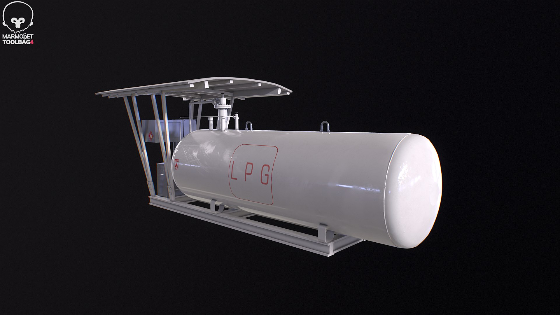 LPG Station And Tank 3D Model - TurboSquid 2173756