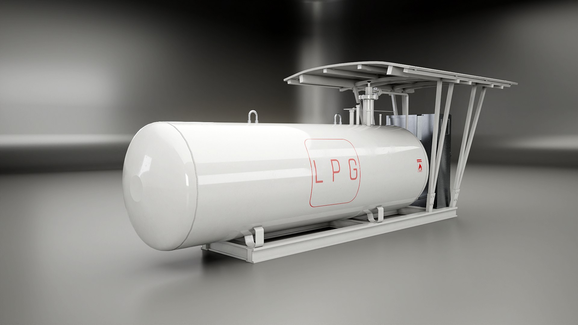 LPG Station And Tank 3D Model - TurboSquid 2173756