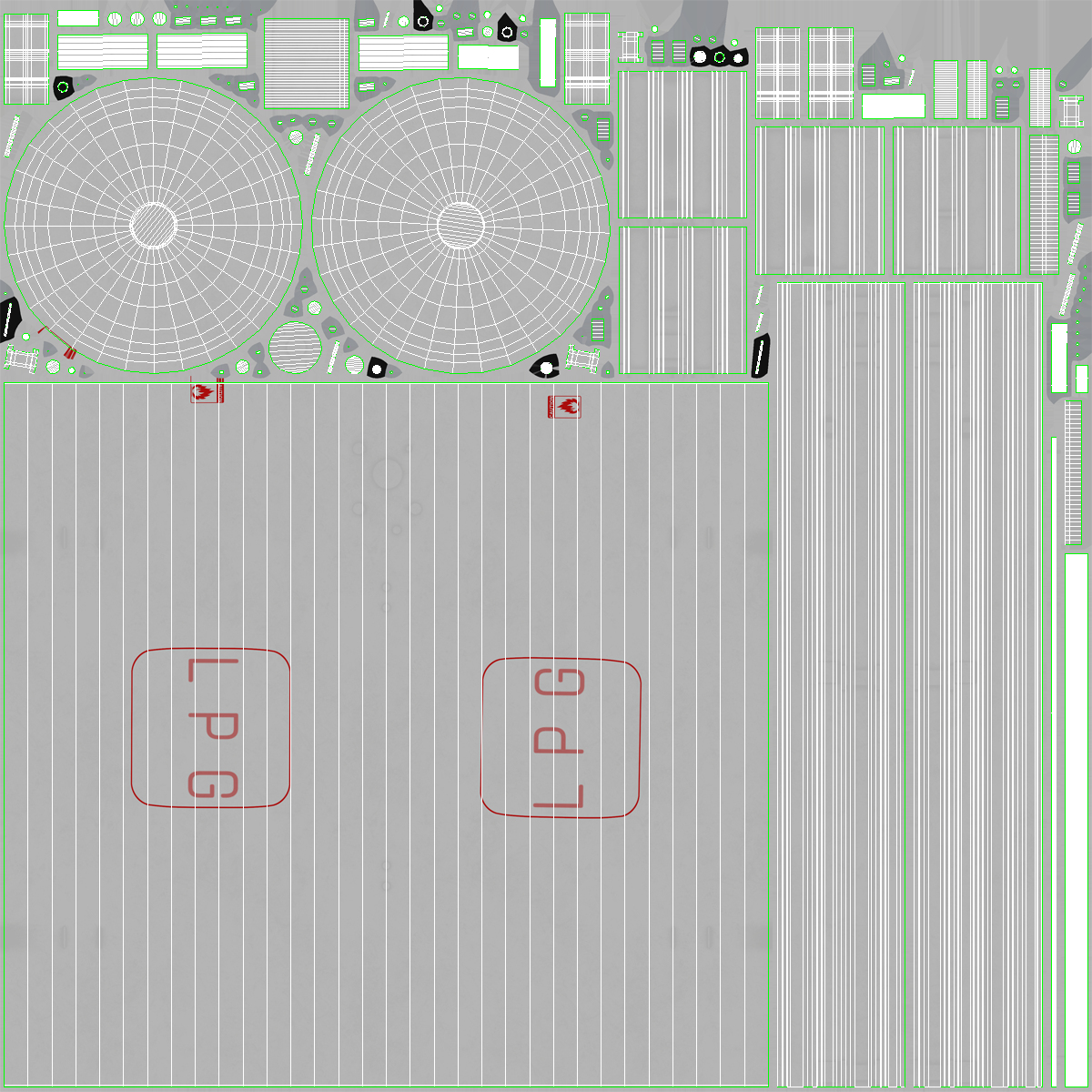 modelo 3d Estación y tanque de GLP - TurboSquid 2173756