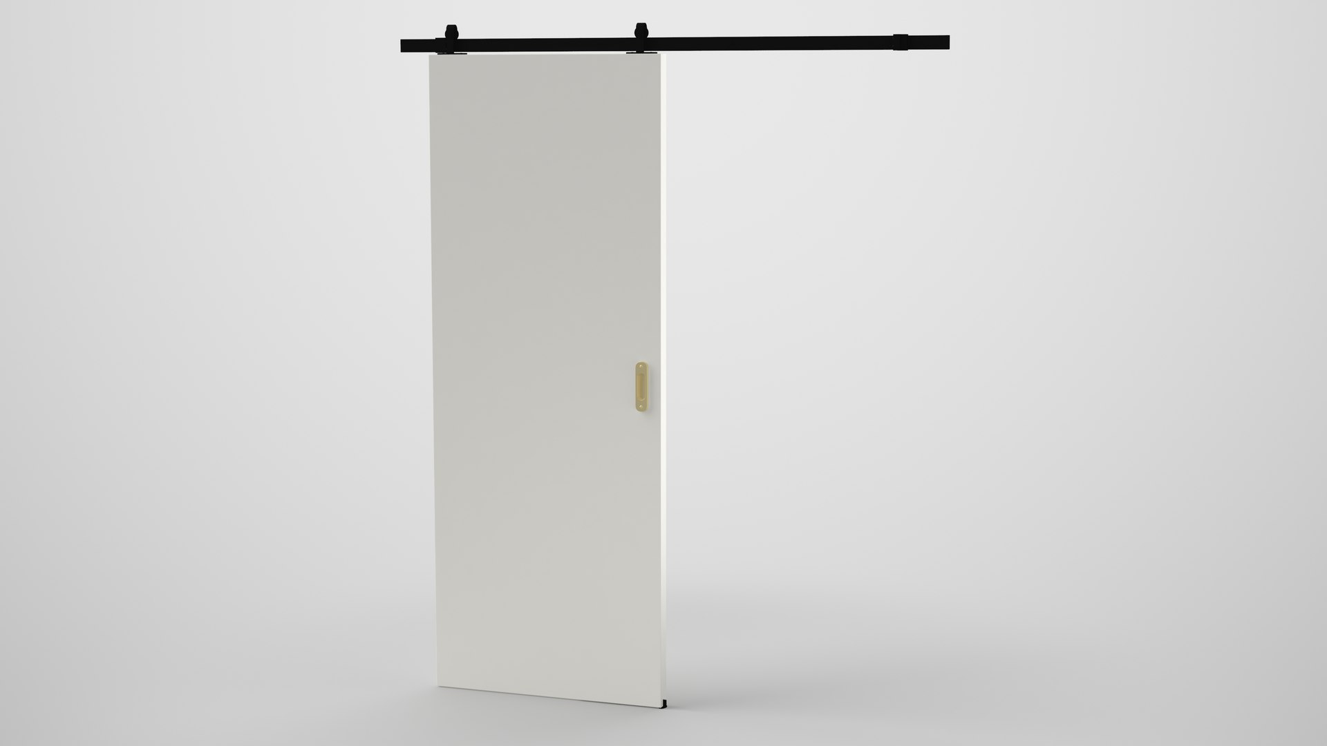 Single Sliding Door 3D Model - TurboSquid 2402781