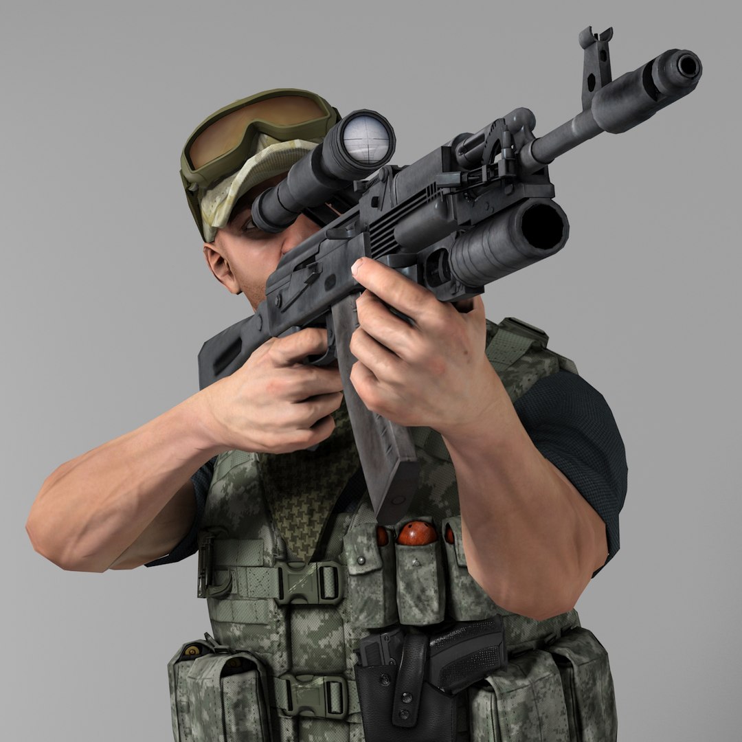 Soldier Mercenary Rig Max