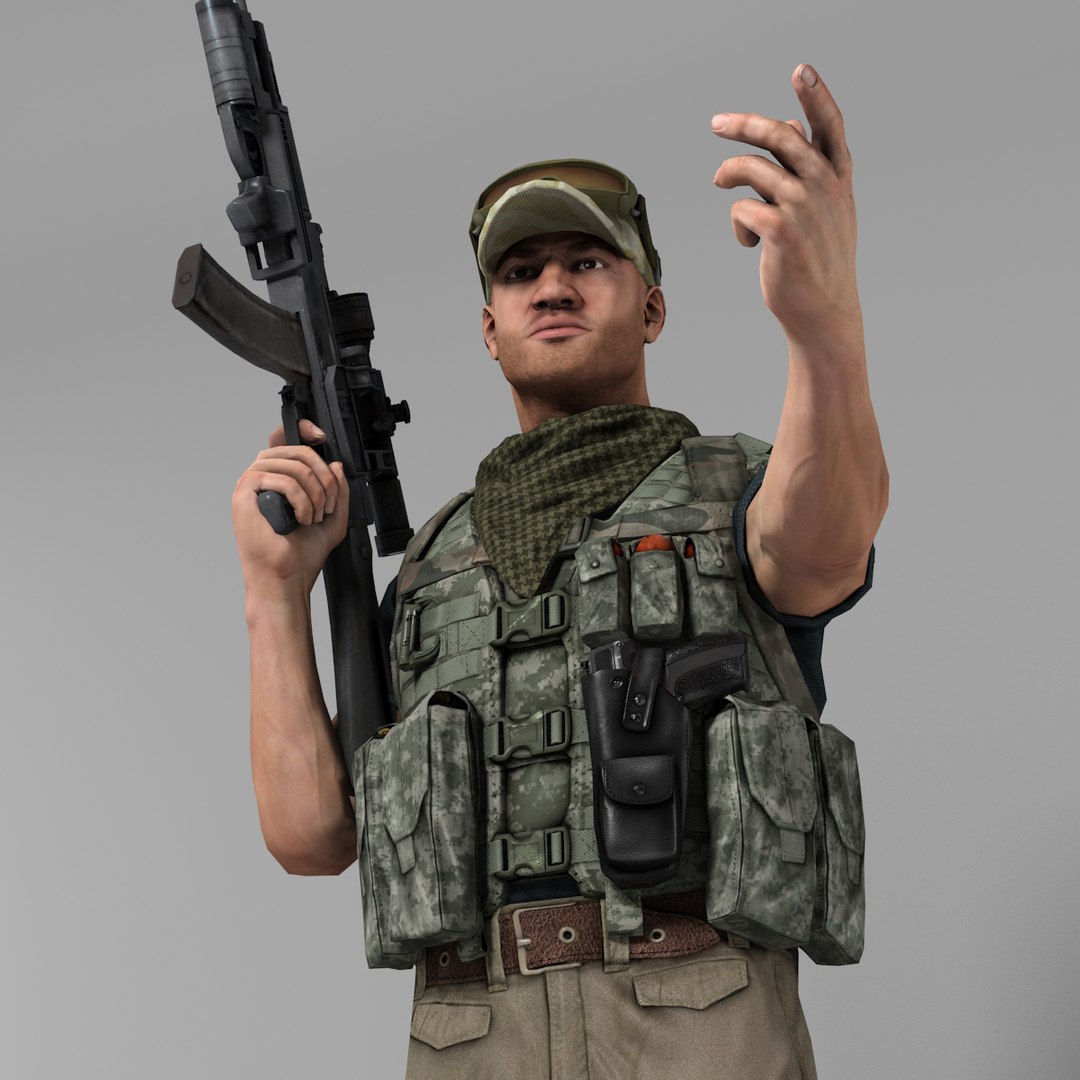 Soldier Mercenary Rig Max