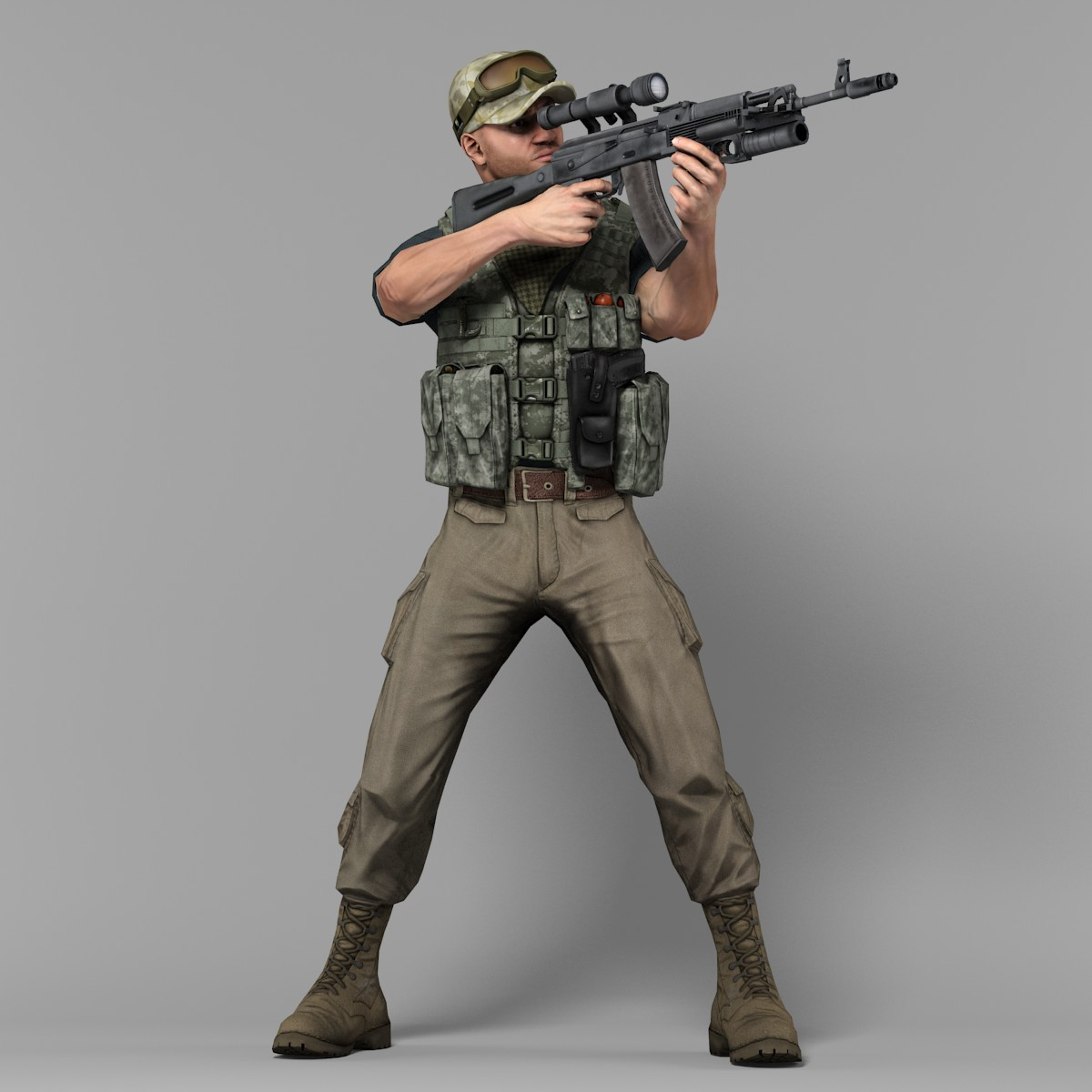 soldier mercenary rig max