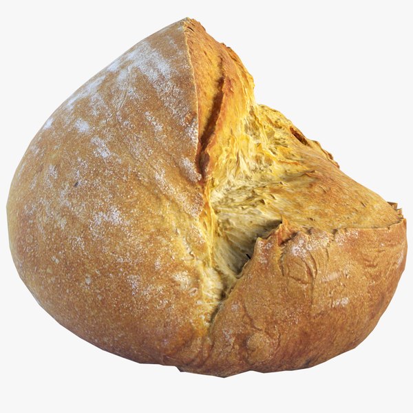 realistic bread 3d model