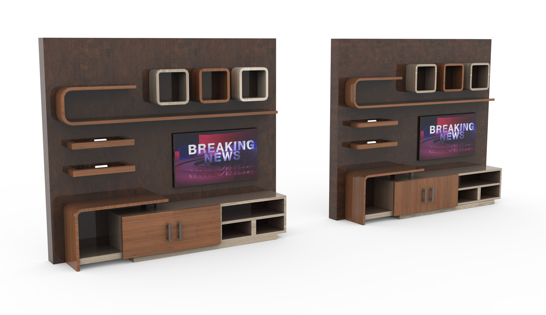 Modular TV Unit AR model - TurboSquid 1736917