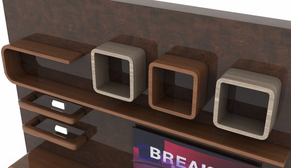 Modular TV Unit AR model - TurboSquid 1736917