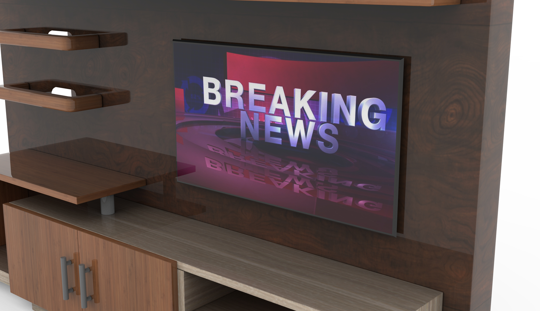 Modular TV Unit AR model - TurboSquid 1736917