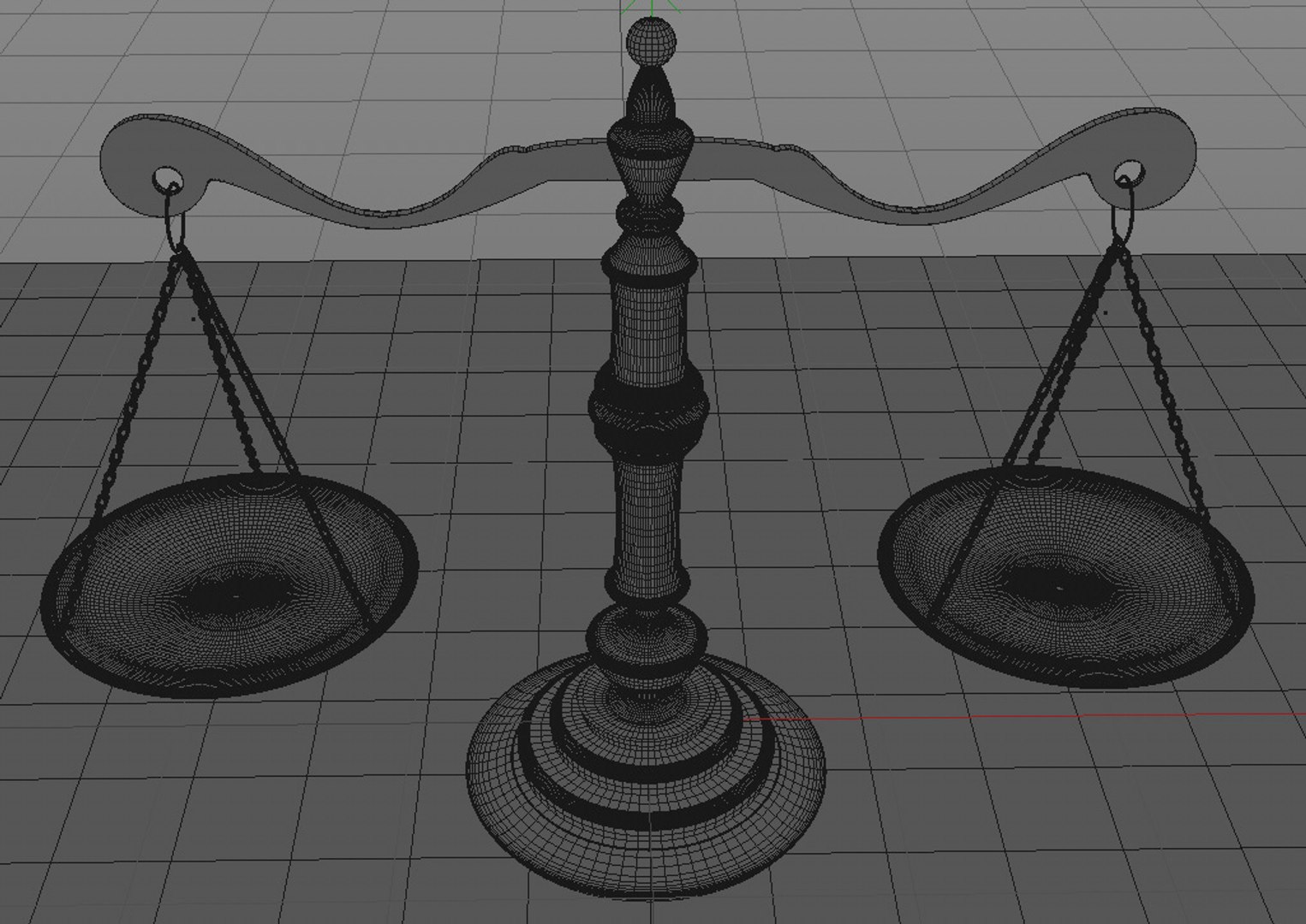 Classic Scale Justice 3D Model - TurboSquid 1470946
