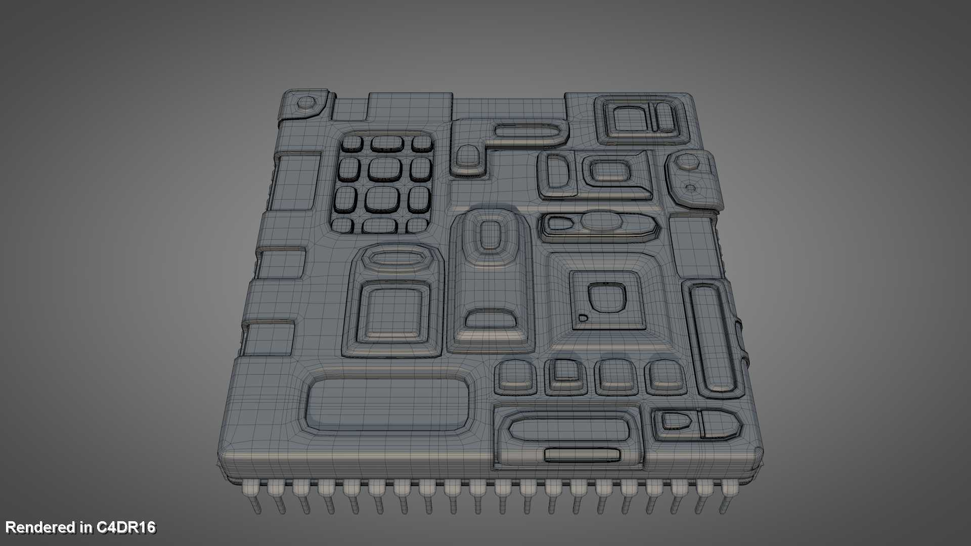 CPU Computer Processor Chip Model - TurboSquid 1873169
