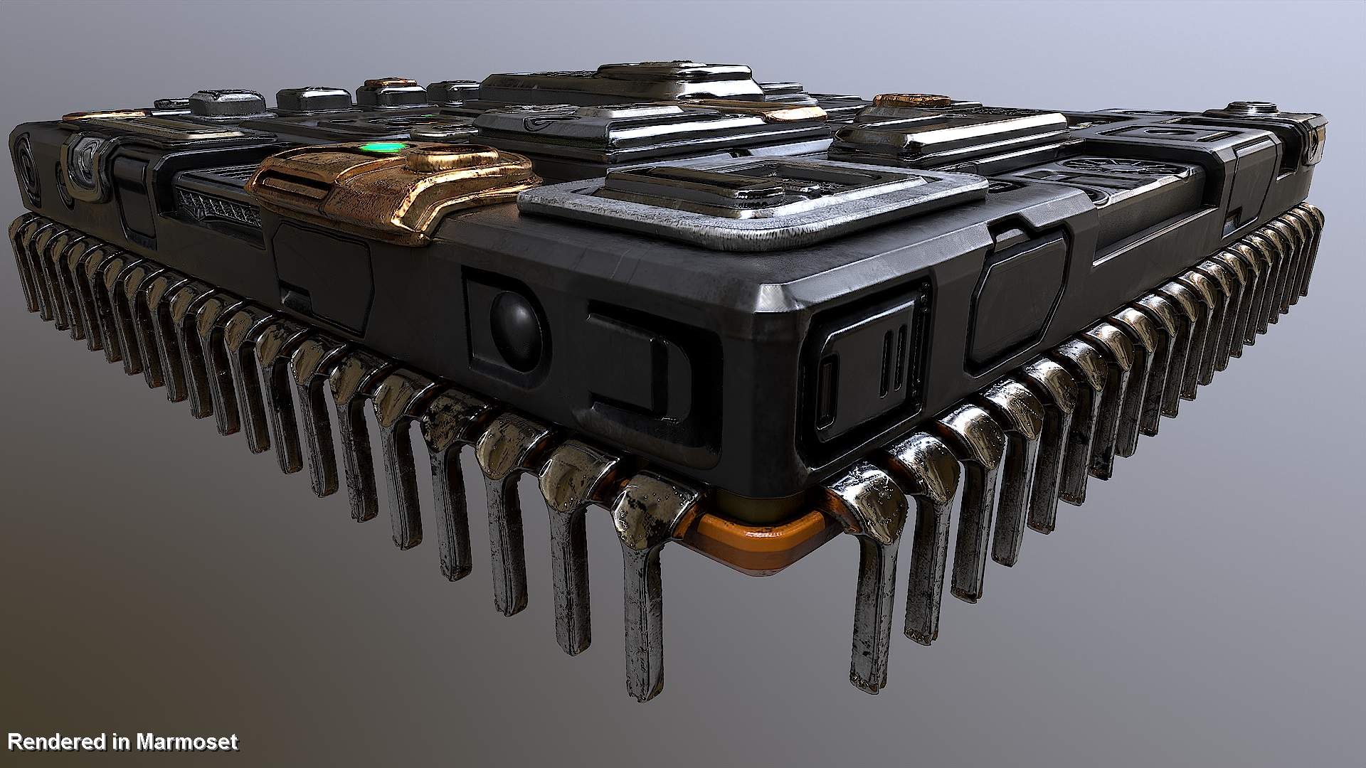 CPU Computer Processor Chip Model - TurboSquid 1873169