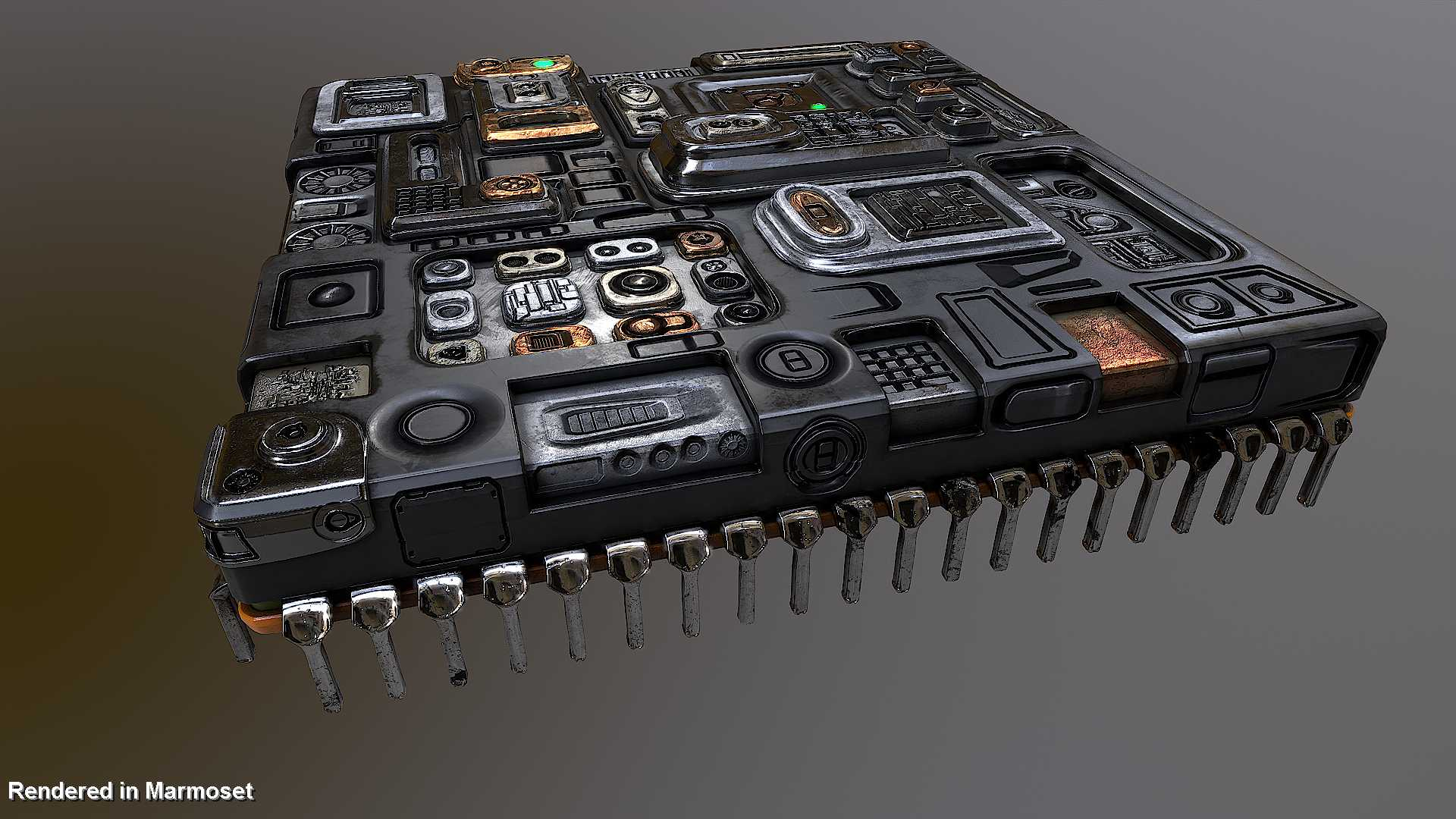 CPU Computer Processor Chip Model - TurboSquid 1873169