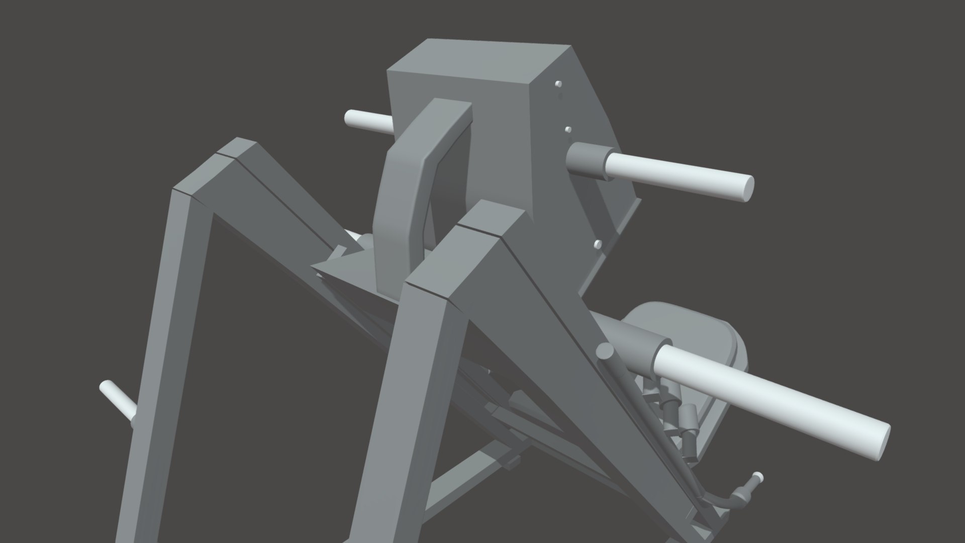 Low Poly Leg Press 3D Model - TurboSquid 2036799