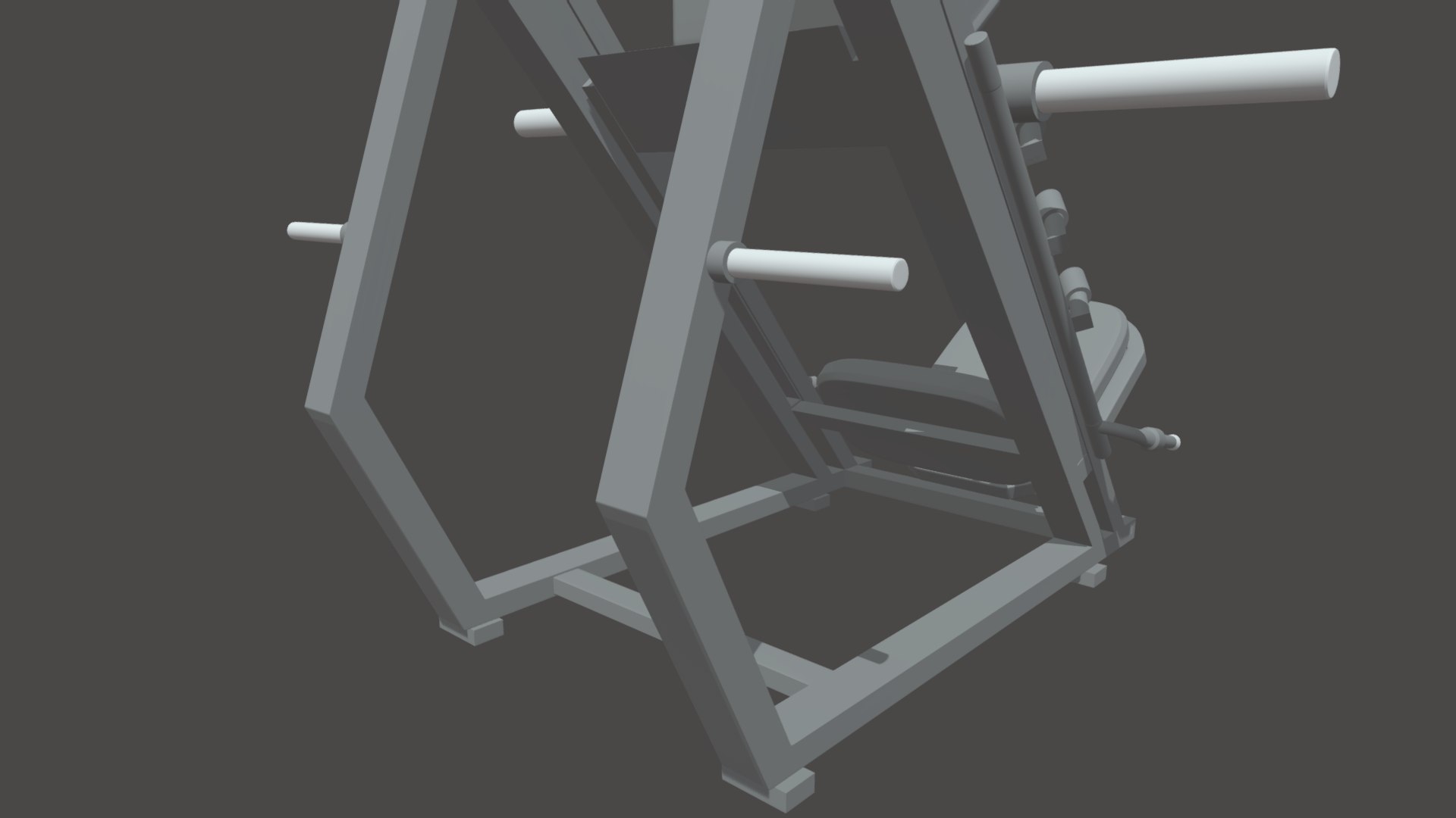 Low Poly Leg Press 3D Model - TurboSquid 2036799