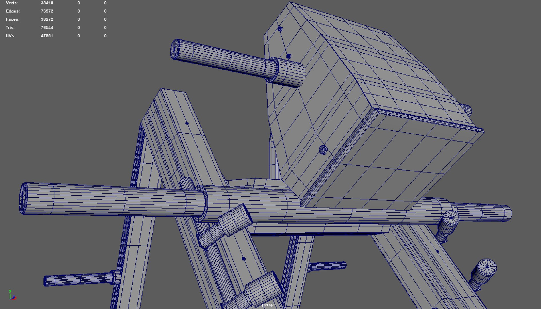 Low Poly Leg Press 3D Model - TurboSquid 2036799