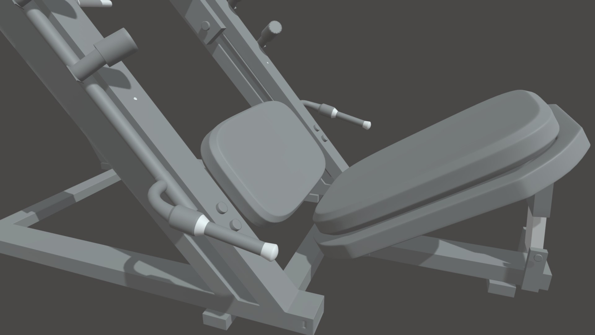 Low Poly Leg Press 3D Model - TurboSquid 2036799