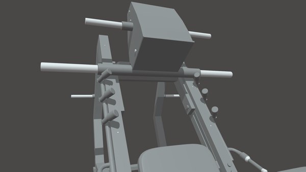 3D модель Low Poly Leg Press - TurboSquid 2036799