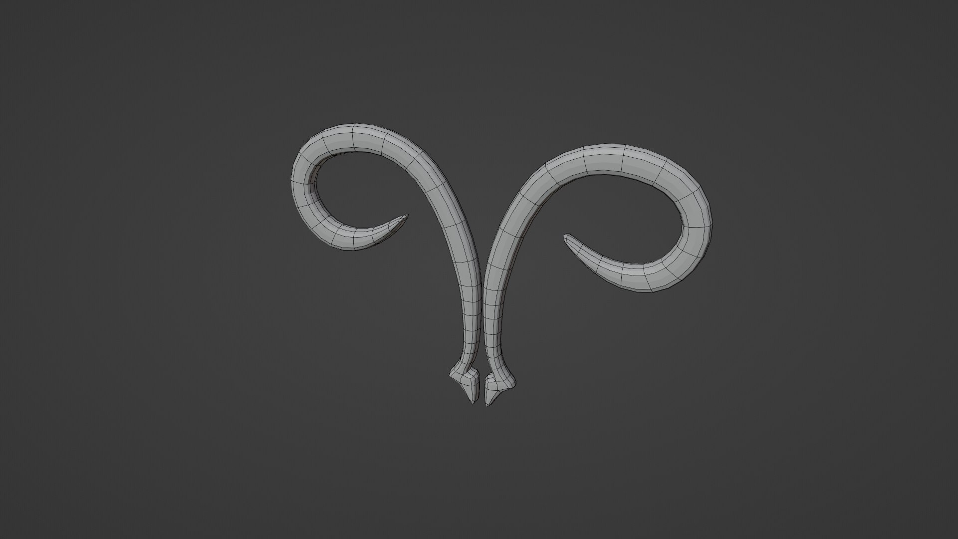 3D Aries Zodiac Sign Crystal model - TurboSquid 2043997