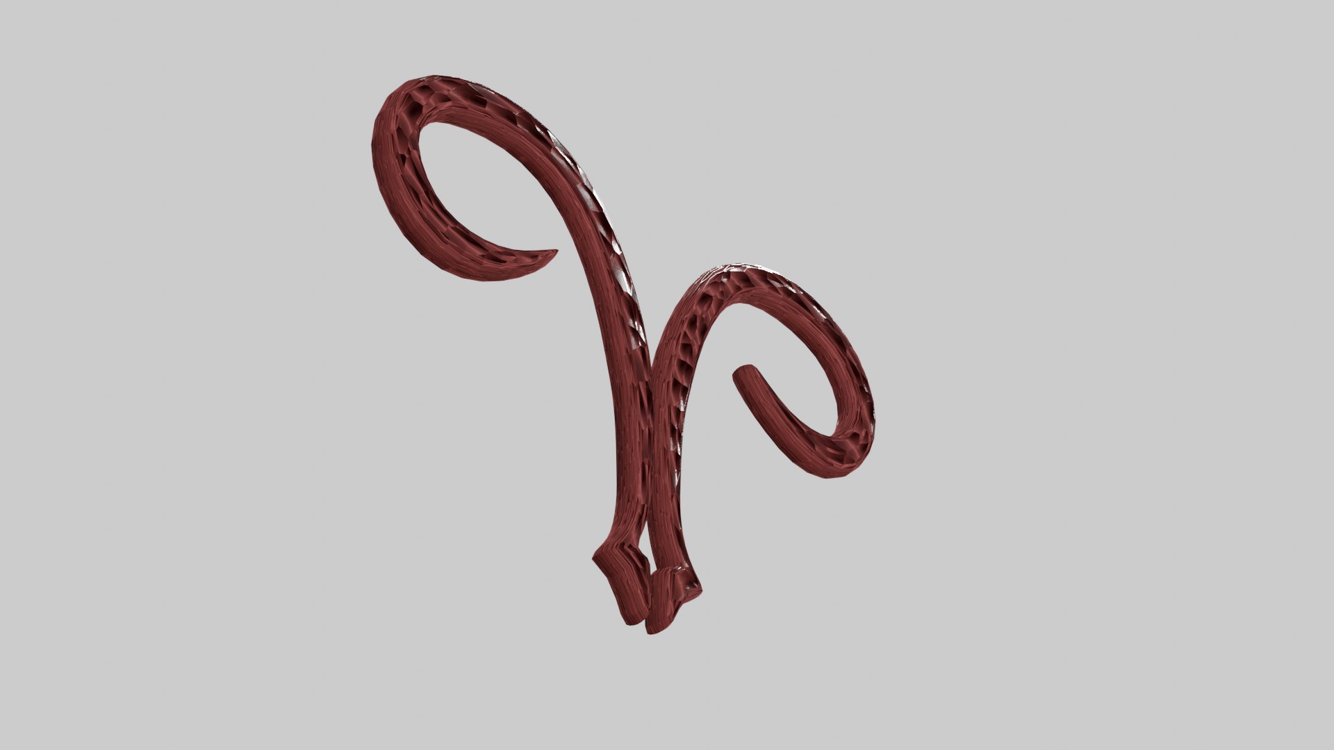 3D Aries Zodiac Sign Crystal model - TurboSquid 2043997