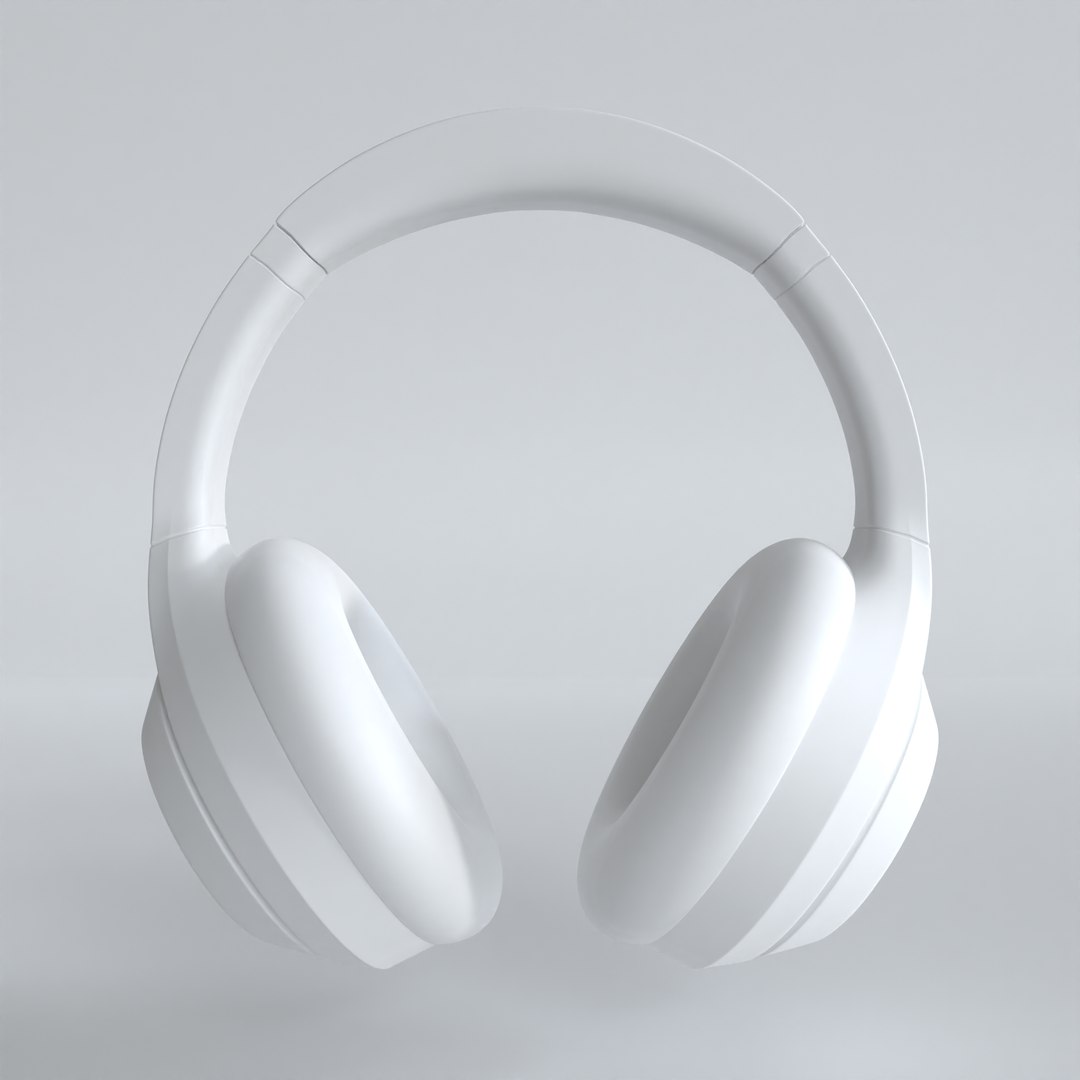 Free 3D Basic Headphones Headset Audio Model - TurboSquid 2183440