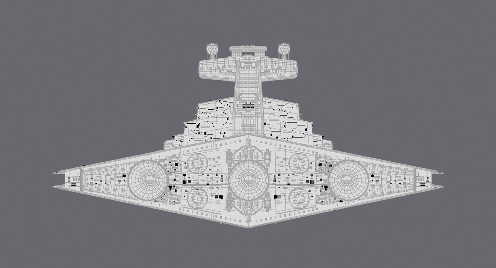 3d star destroyer model