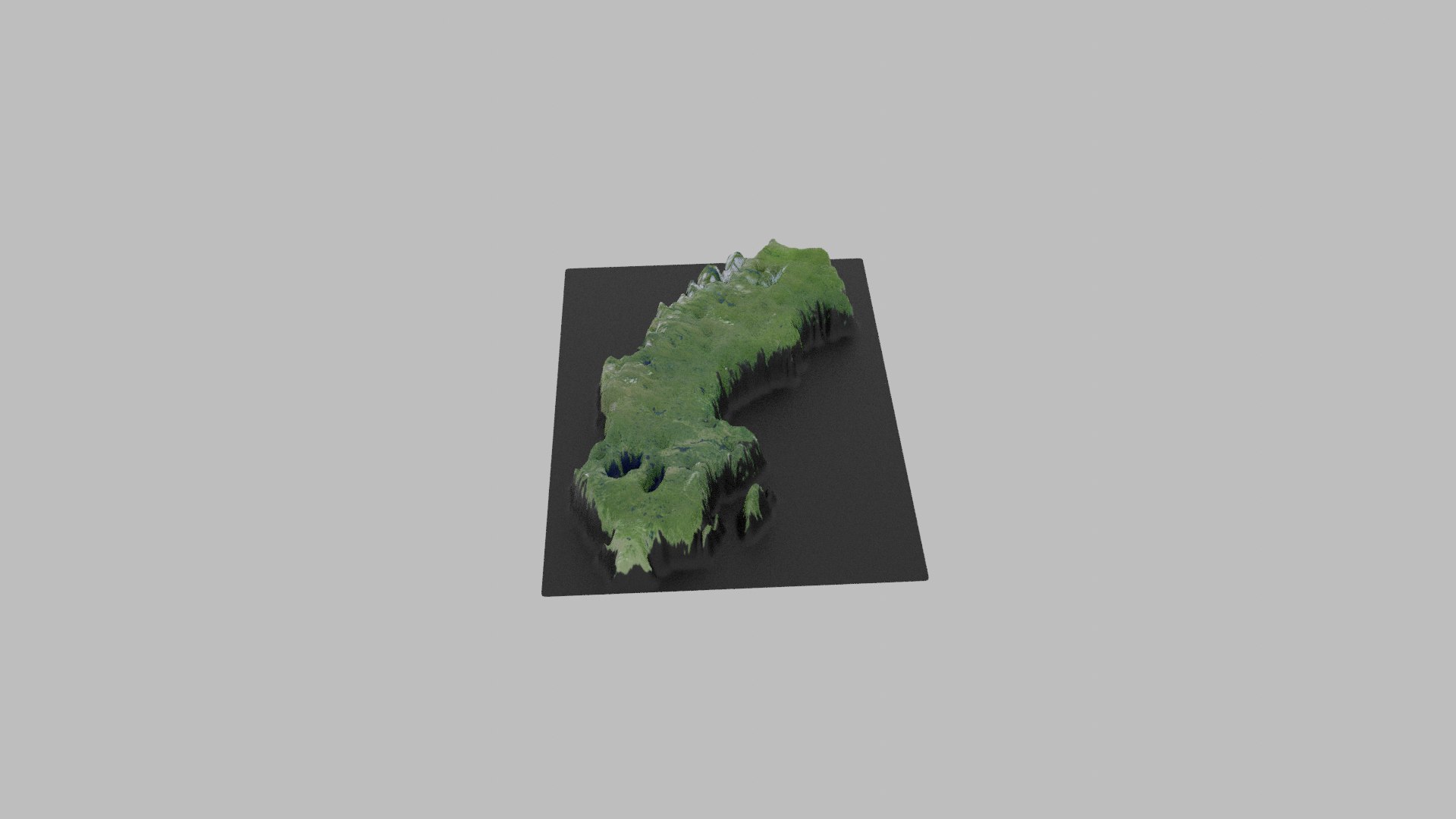 Sweden Map Country 3D Model - TurboSquid 2076374