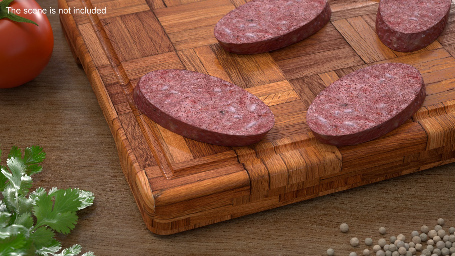 3D Slice Smoked Sausage Model - TurboSquid 2195553