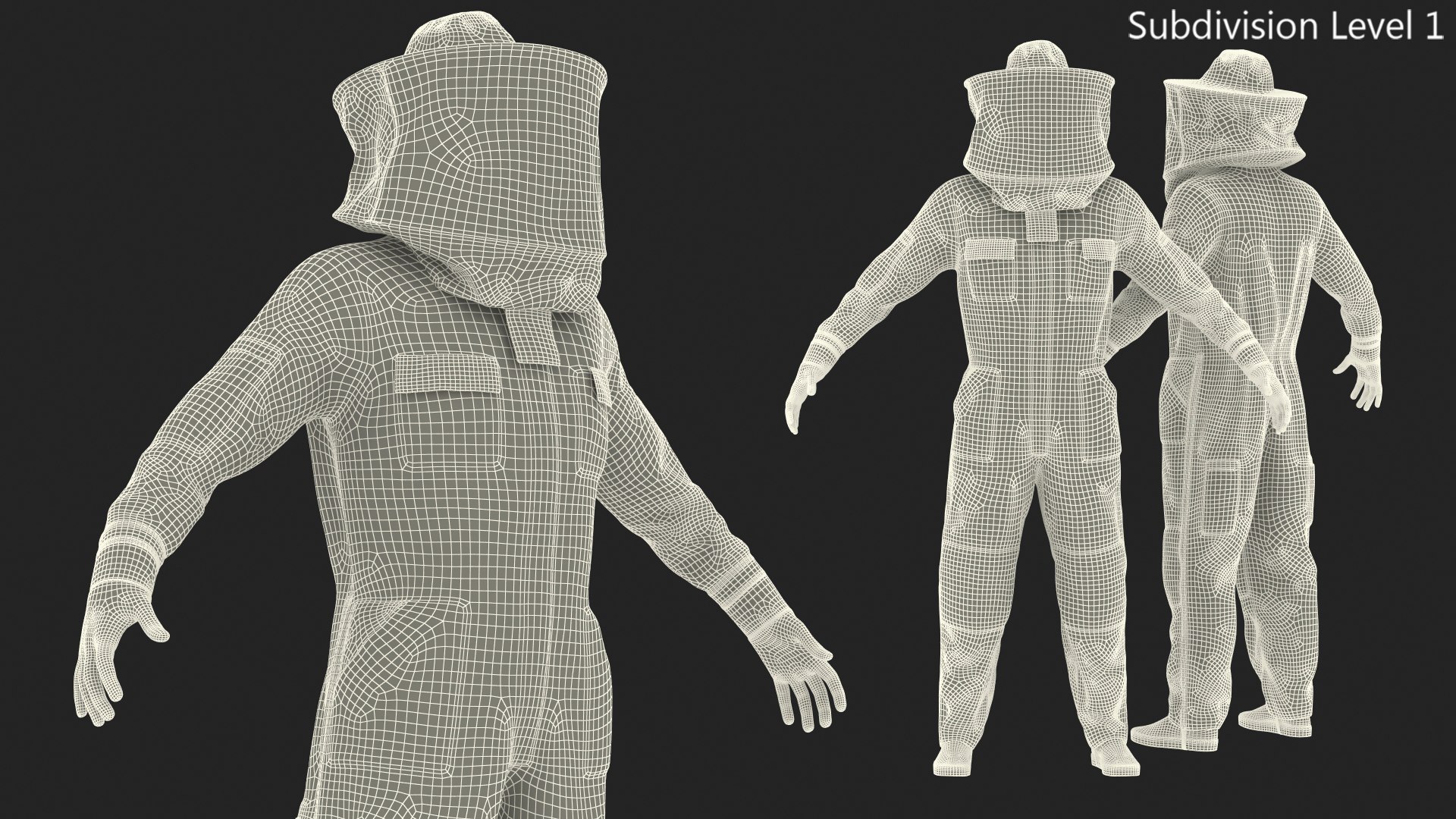 3D body bee protection suit - TurboSquid 1647970