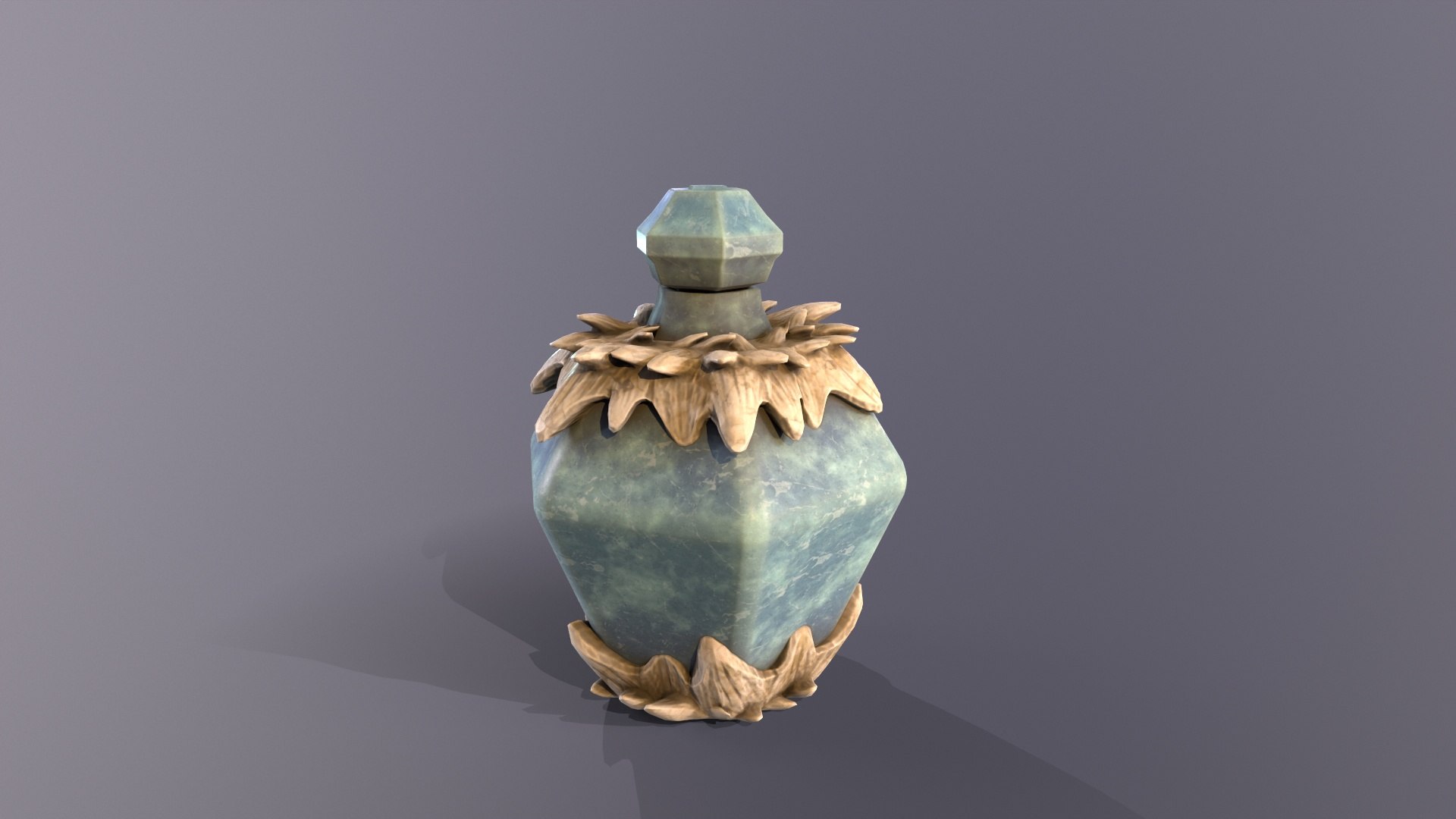 Stylized Magic Potion With Dragon Teeth PBR Low-poly 3D Model 3D ...