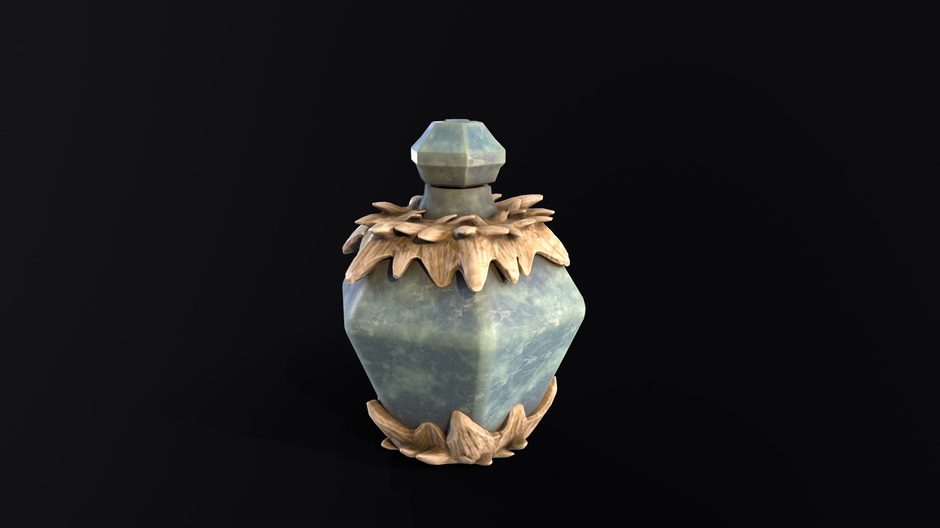 Stylized Magic Potion With Dragon Teeth PBR Low-poly 3D Model 3D ...