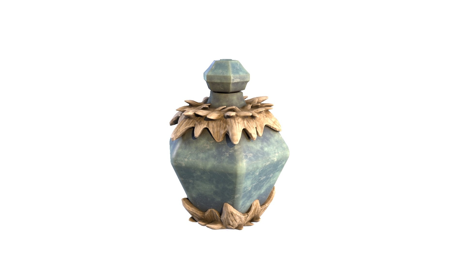 Stylized Magic Potion With Dragon Teeth PBR Low-poly 3D Model 3D ...