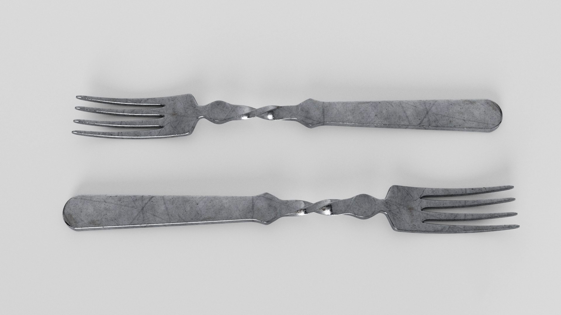 Free Old Vintage Fork Model - TurboSquid 1747461