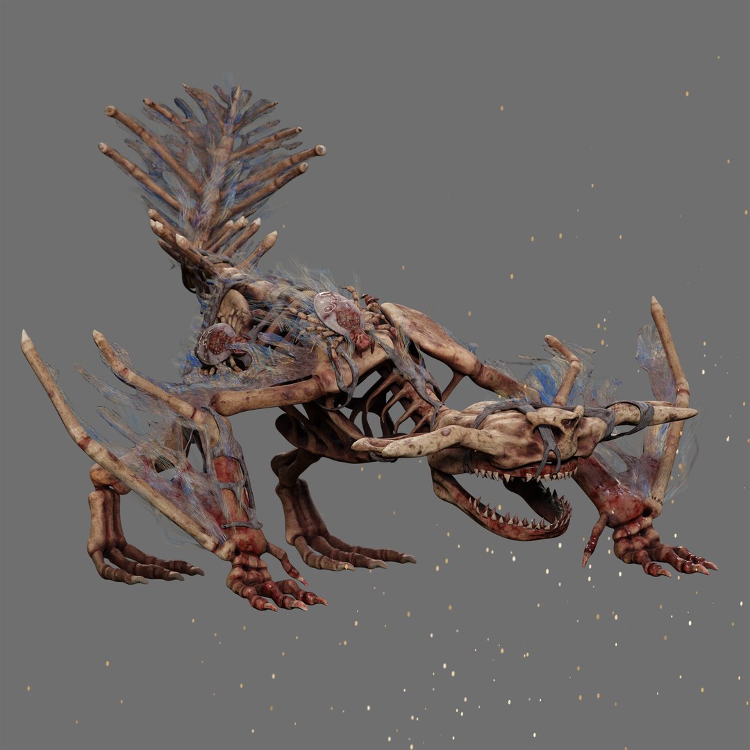 3D Pbr Monster - TurboSquid 1434394