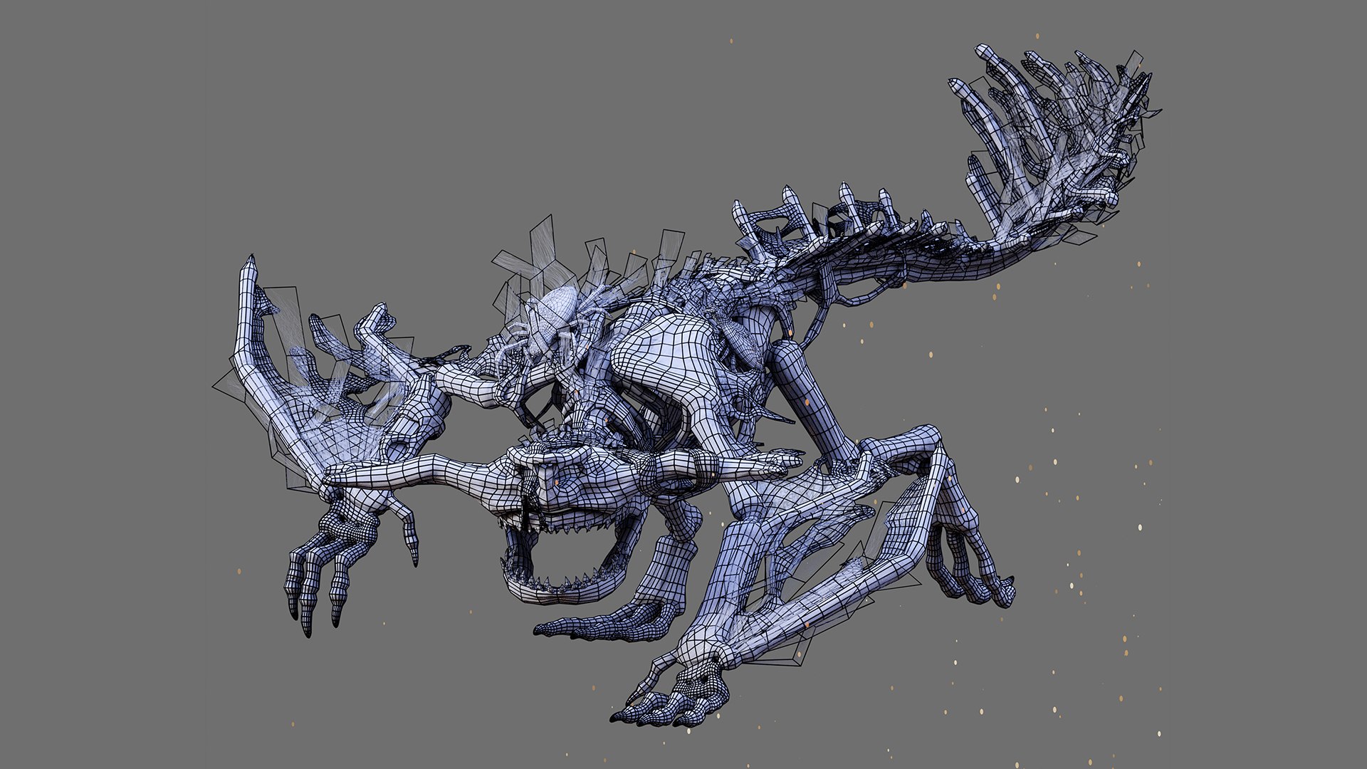 3D Pbr Monster - TurboSquid 1434394
