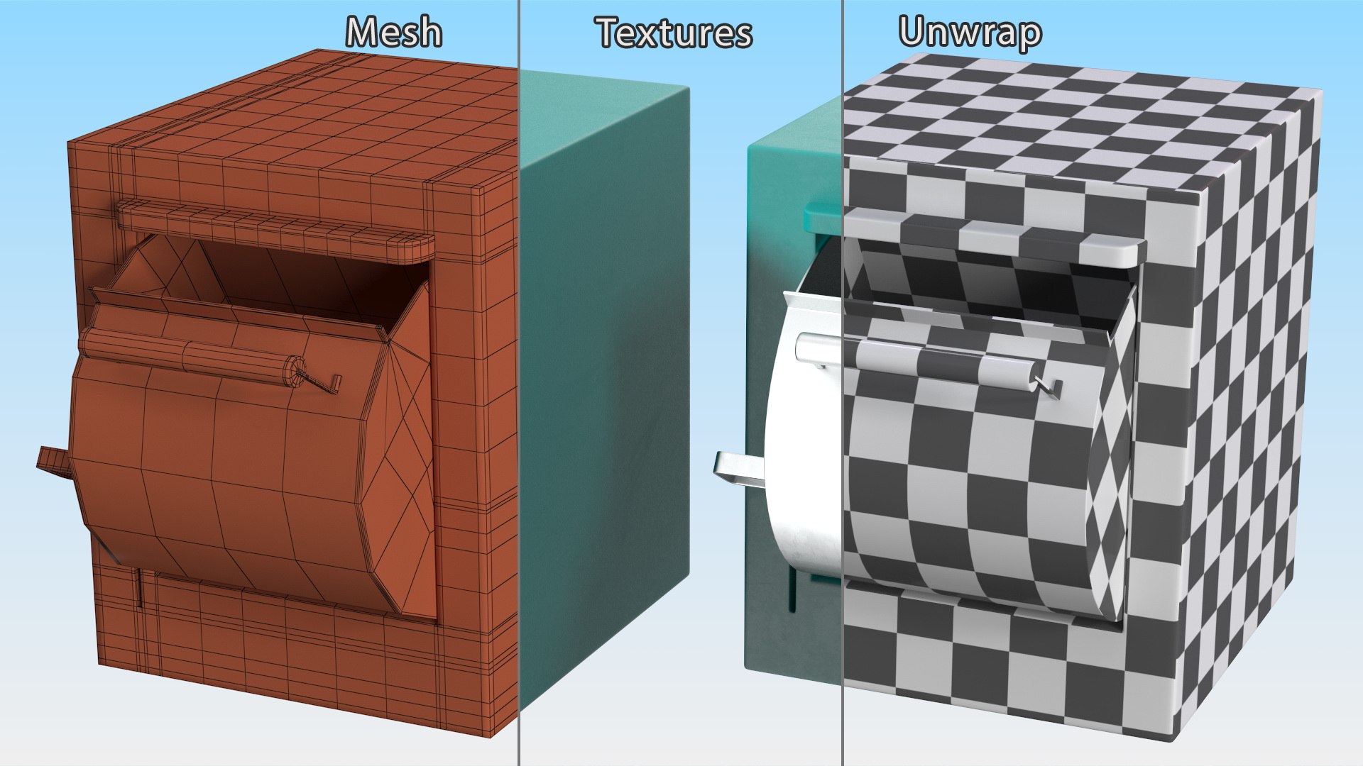 3D Drop Box Open Model - TurboSquid 2029397