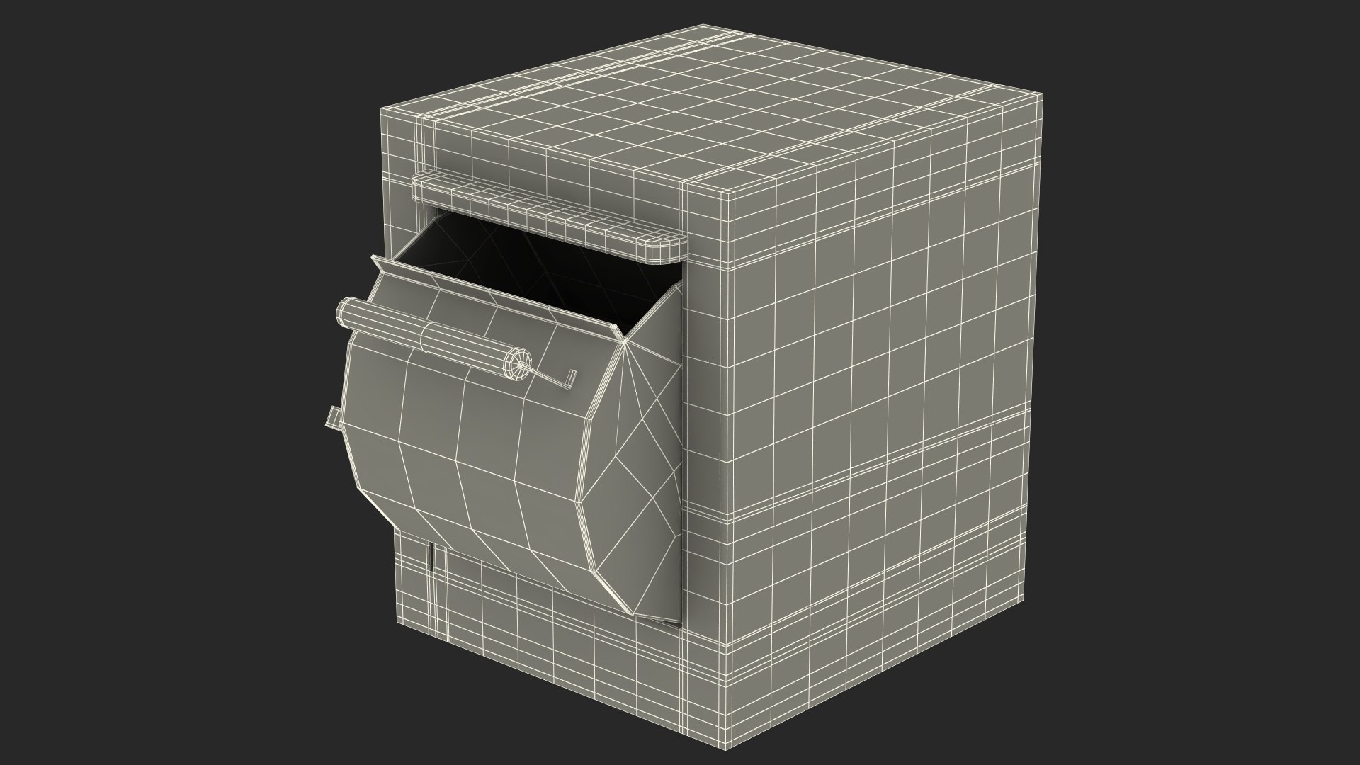 3D Drop Box Open Model - TurboSquid 2029397