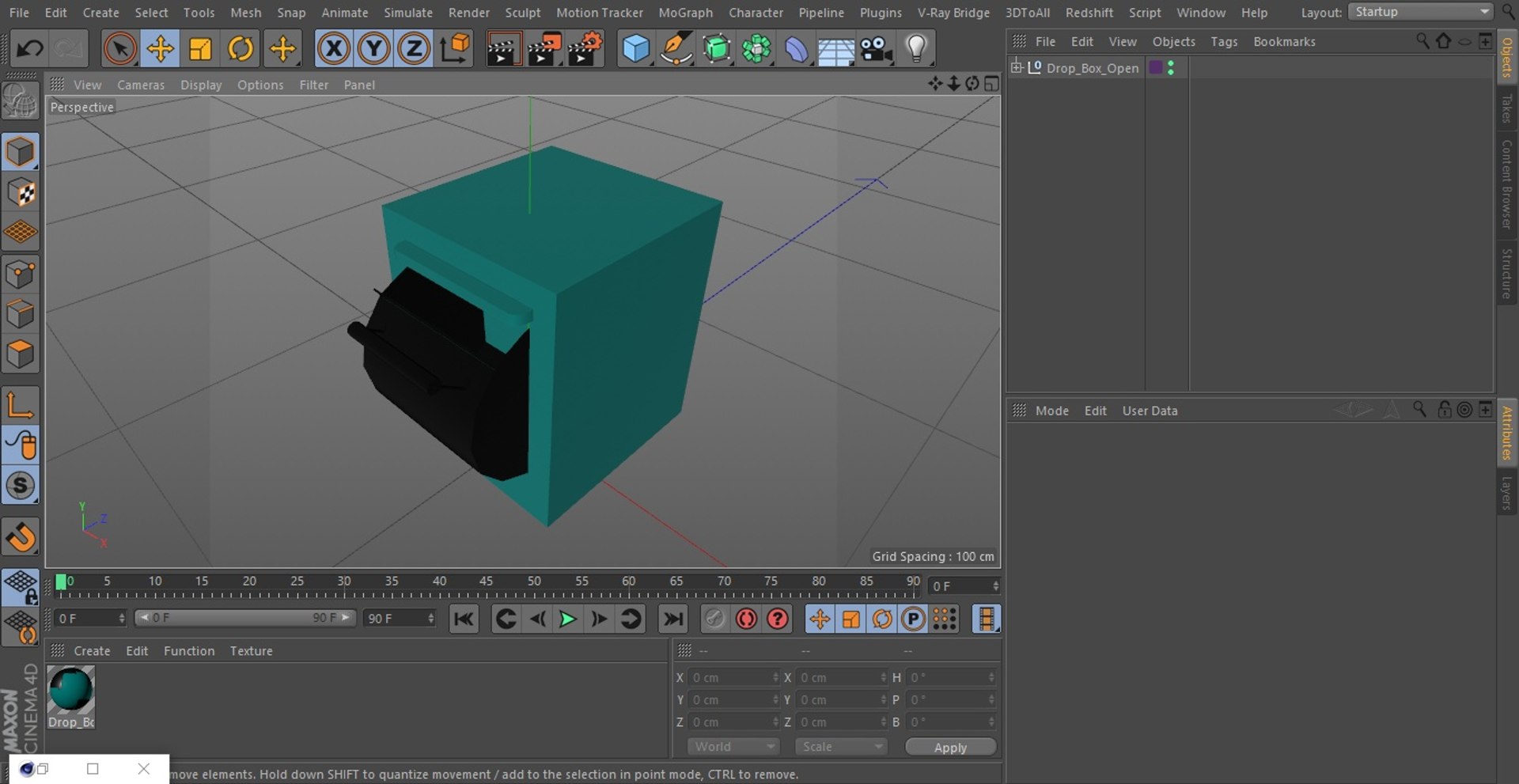 3D Drop Box Open Model - TurboSquid 2029397