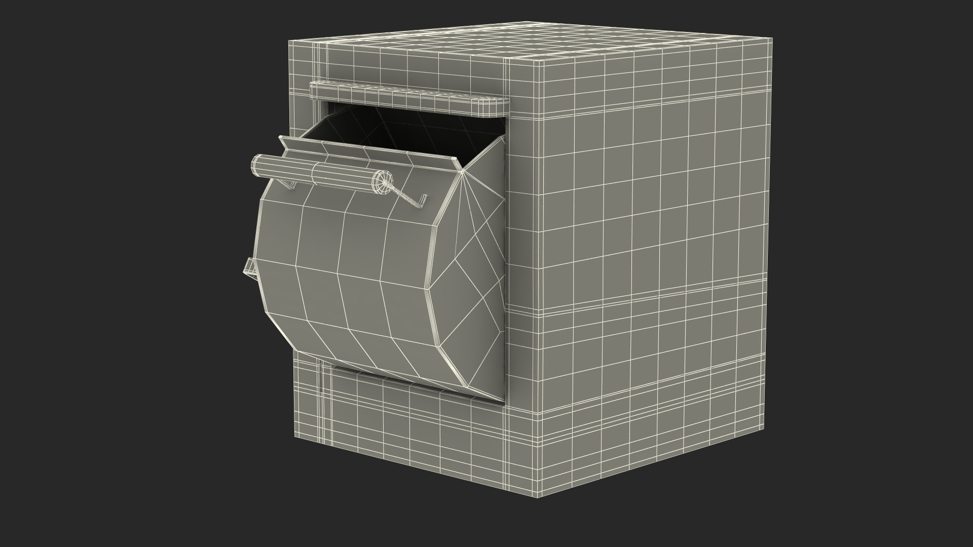 3D Drop Box Open Model - TurboSquid 2029397