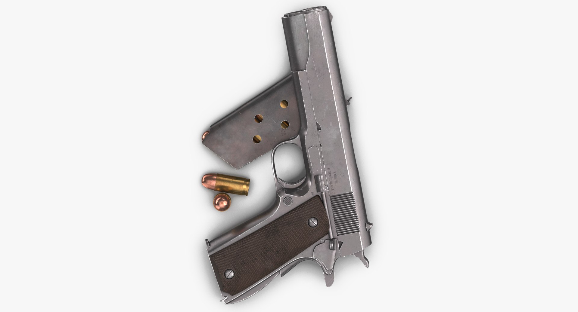 3D Colt M1911 Magazine Bullets - TurboSquid 1271721