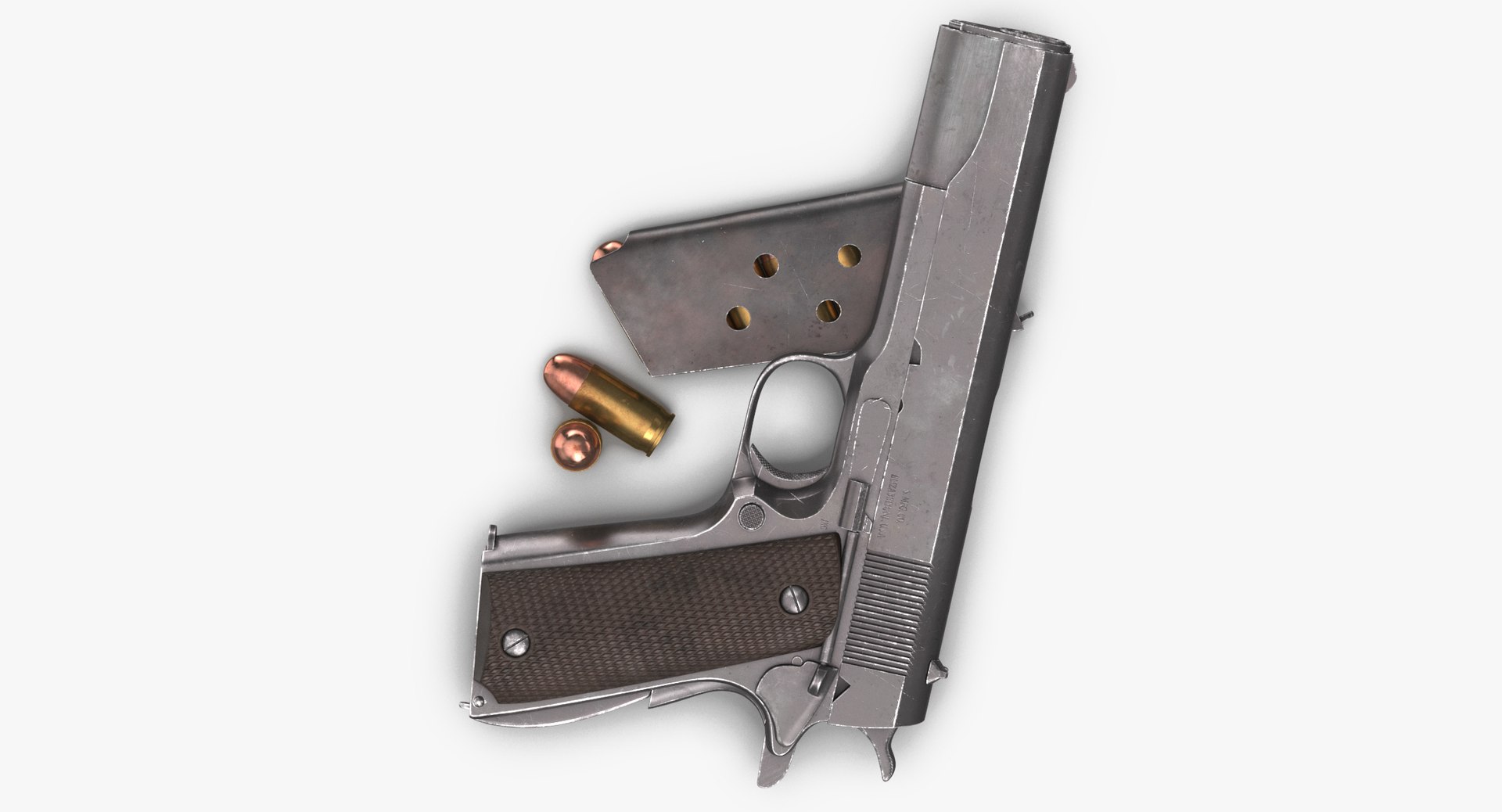 3D Colt M1911 Magazine Bullets - TurboSquid 1271721