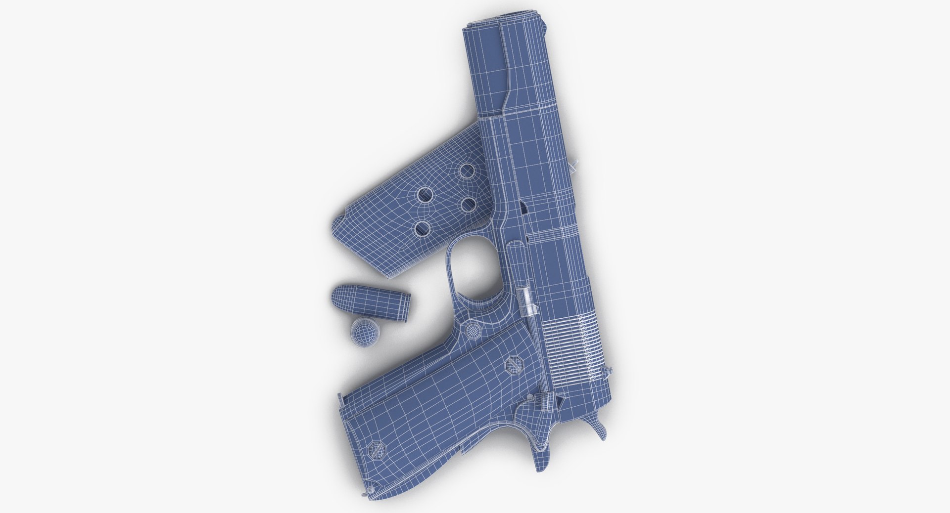 3D Colt M1911 Magazine Bullets - TurboSquid 1271721