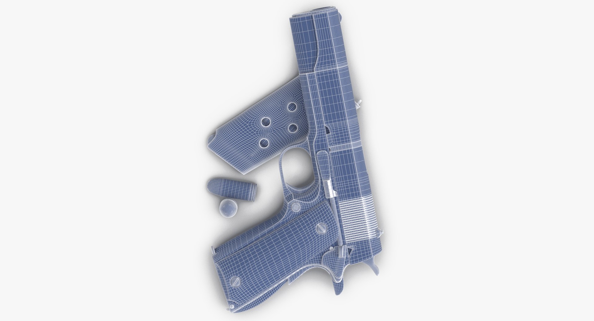 3D Colt M1911 Magazine Bullets - TurboSquid 1271721