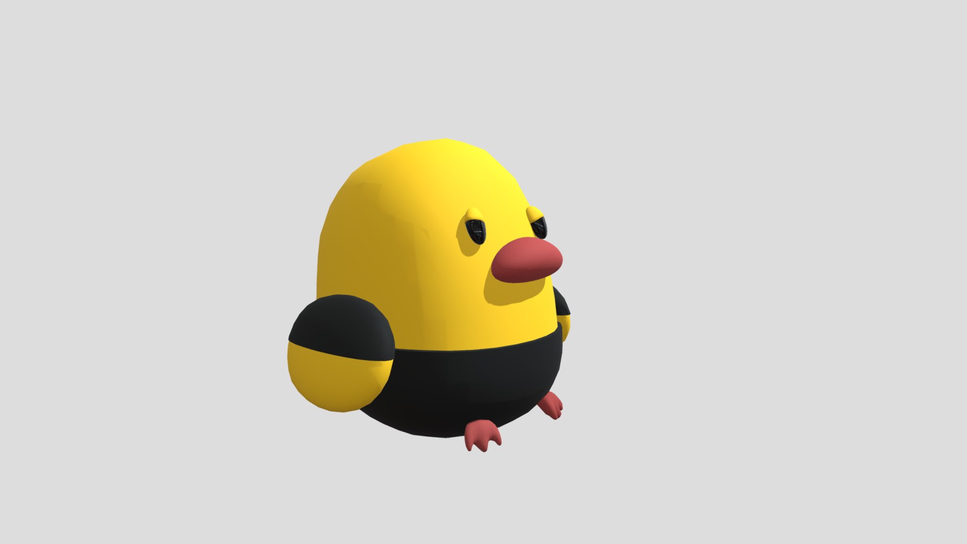 3D Decorative Angry Duck Model - TurboSquid 2284902